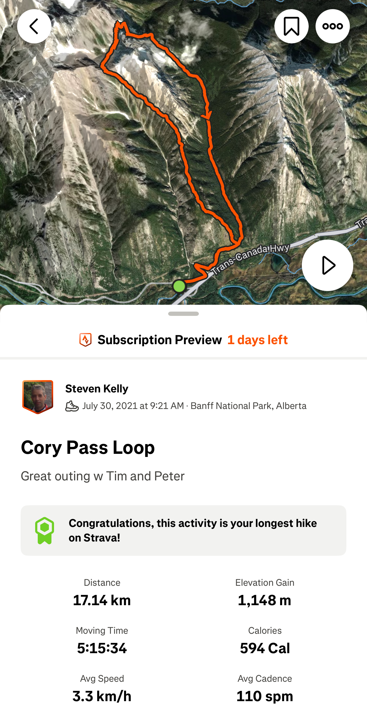 Favourite Hikes: Cory Pass/Edith Pass – My Second Running Life